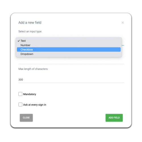 Custom Entry Fields | Visitor Management System | VisitUs