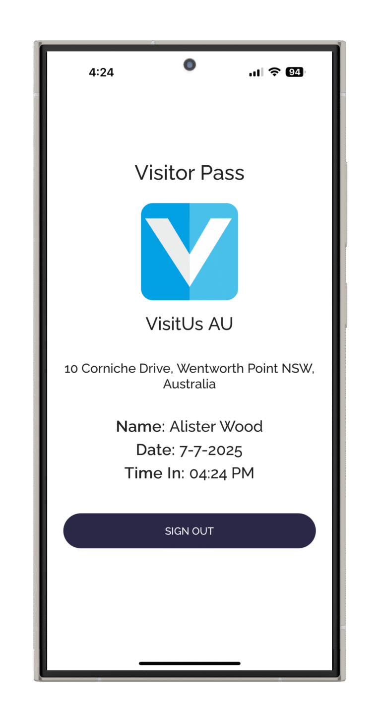 Mobile Apps | Visitor Management System | VisitUs