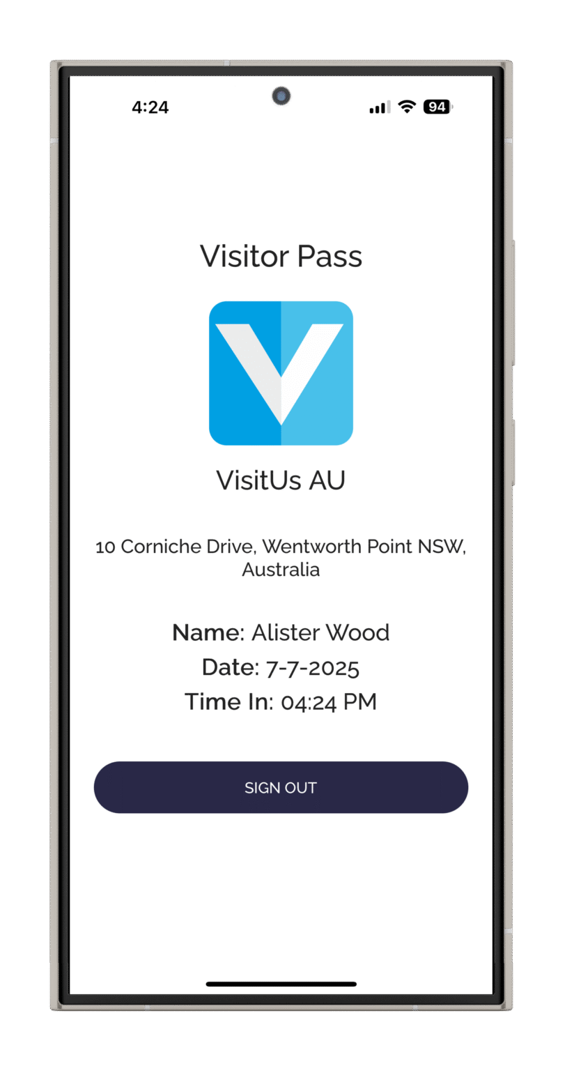 Mobile Apps | Visitor Management System | VisitUs