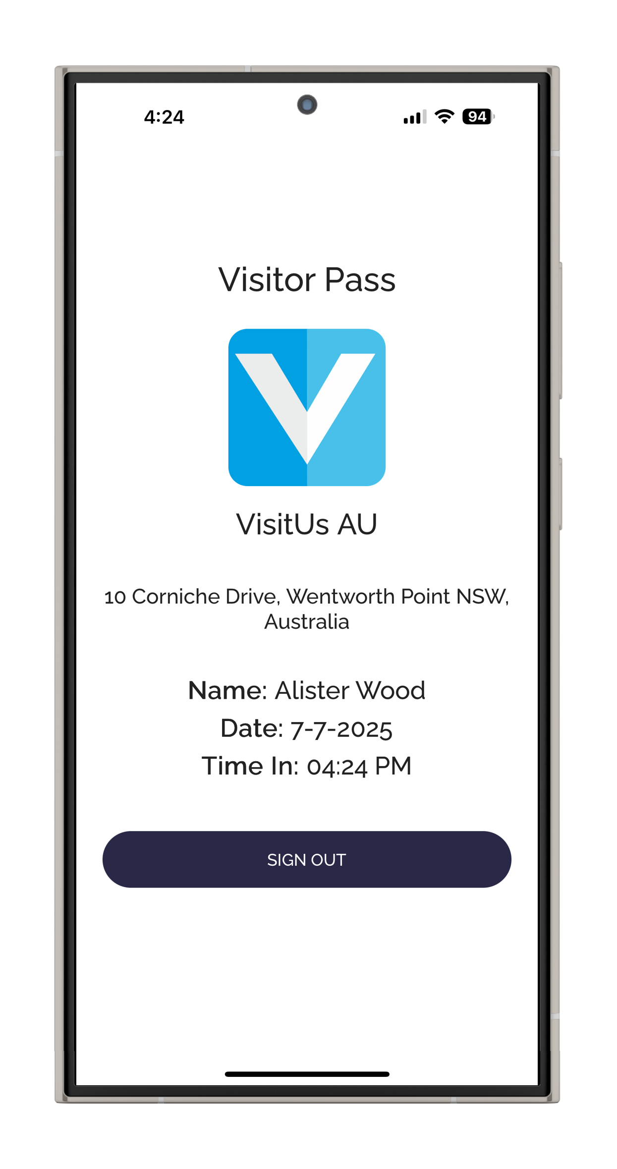 Mobile Apps | Visitor Management System | VisitUs